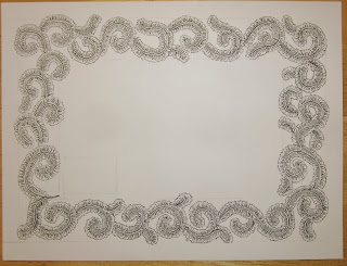Ercc Glaison: Feather Border German Scroll