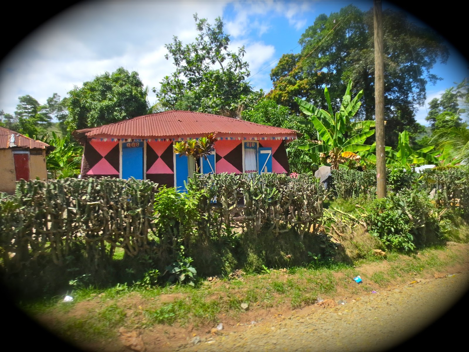 KALITE FARM : TI-KAY Traditional haitian adobe house can be seen along ...