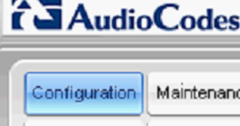 ucomsGeek: AudioCodes Configuration Logic