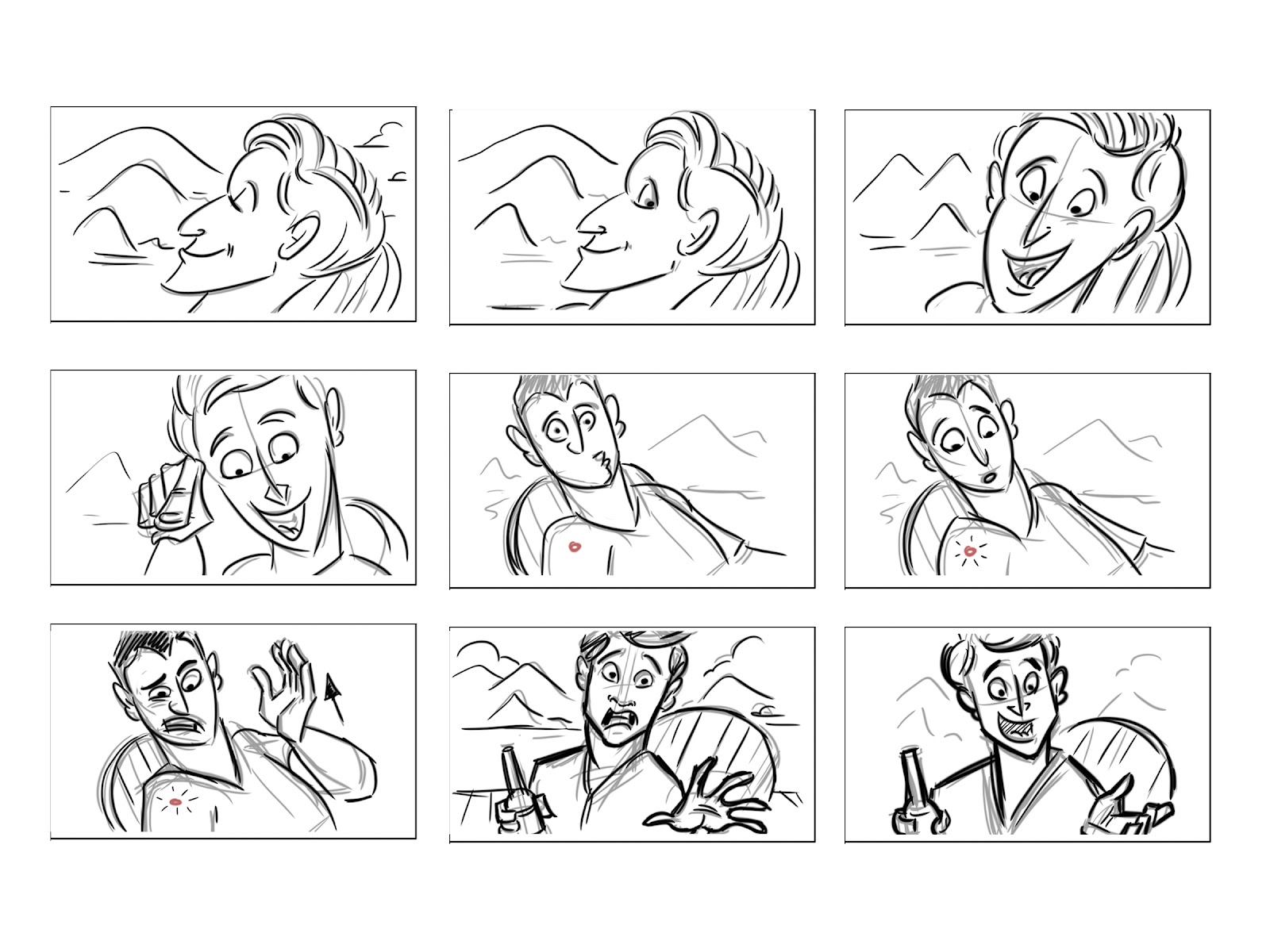 IAN MILNE ANIMATION ILLUSTRATION: VFX/ Live Action Commercial Storyboard