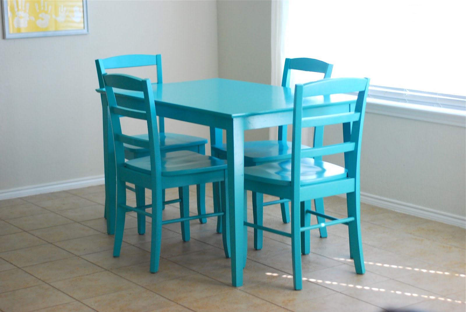 better than i could have imagined: our kitchen table makeover...