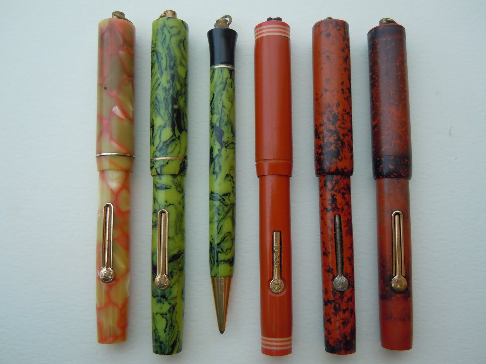 old fountain pens just for fun: THE ECLIPSE PENS , Beginning a long ...