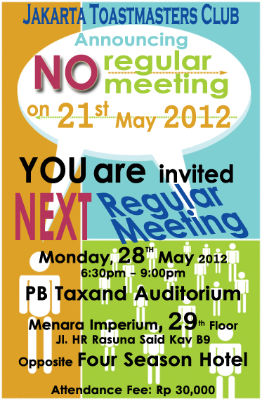 NO MEETING CANCELLED MEETING On 20 May 2012 no-meeting-cancelled-meeting-on-20-may-2012
