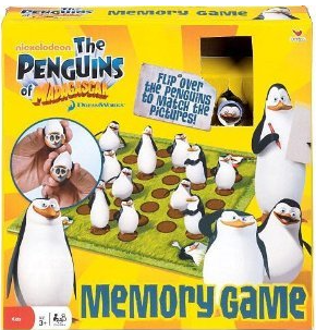 The Playful Otter: The Penguins of Madagascar Memory Game