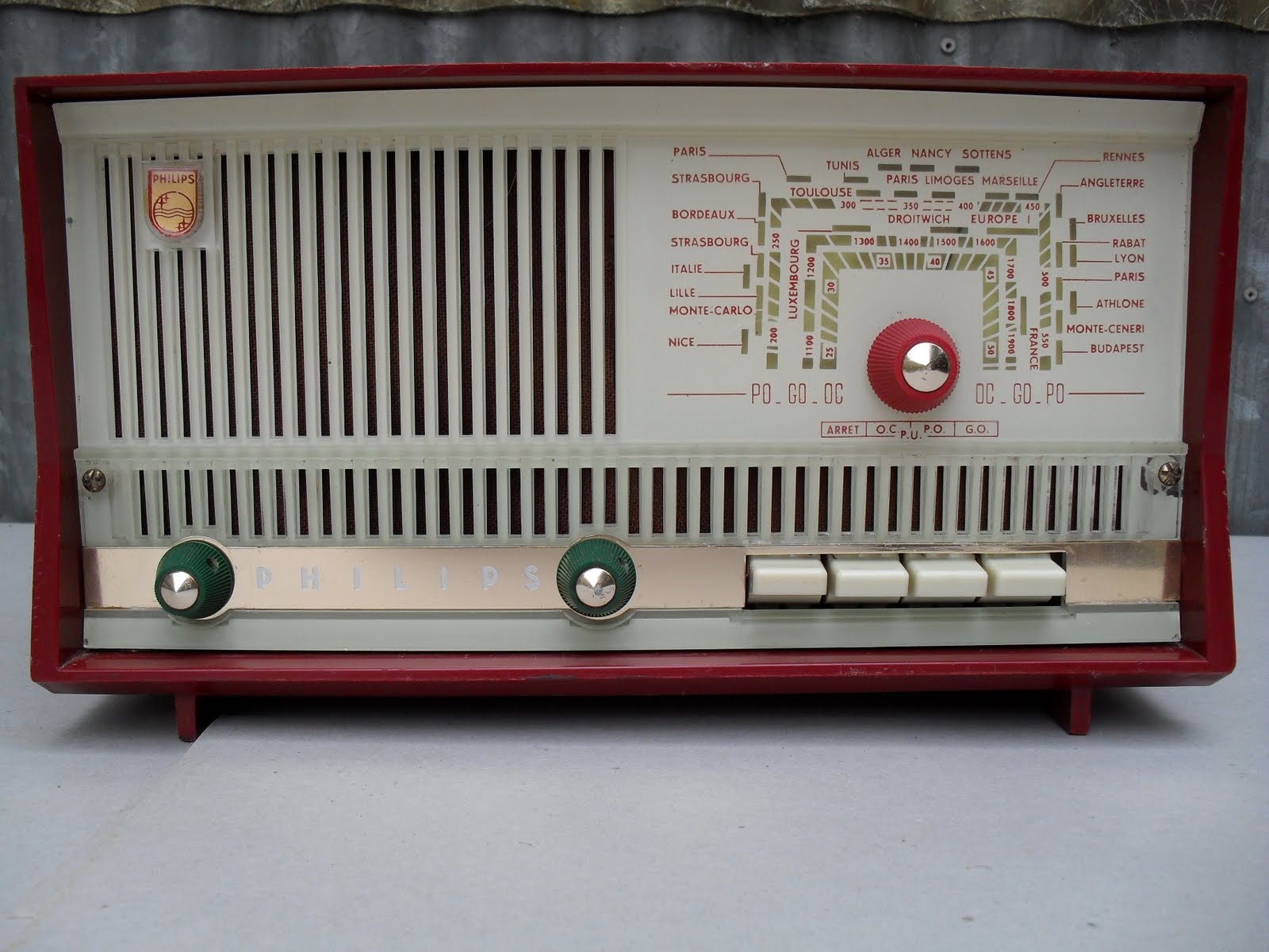Collectionneur de TSF et radio: Philips, Modèle: B2F 90 A, Année: 1960.