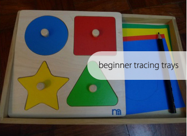 DIY Corporate Mom: Leave-Behind: Beginner Tracing Tray