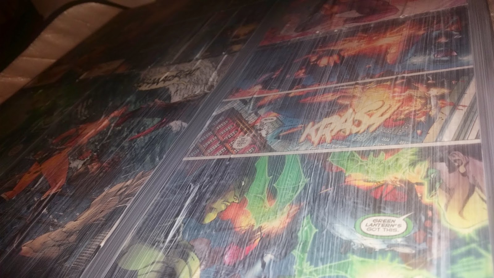 Batcave Living: DIY Comic Book Table