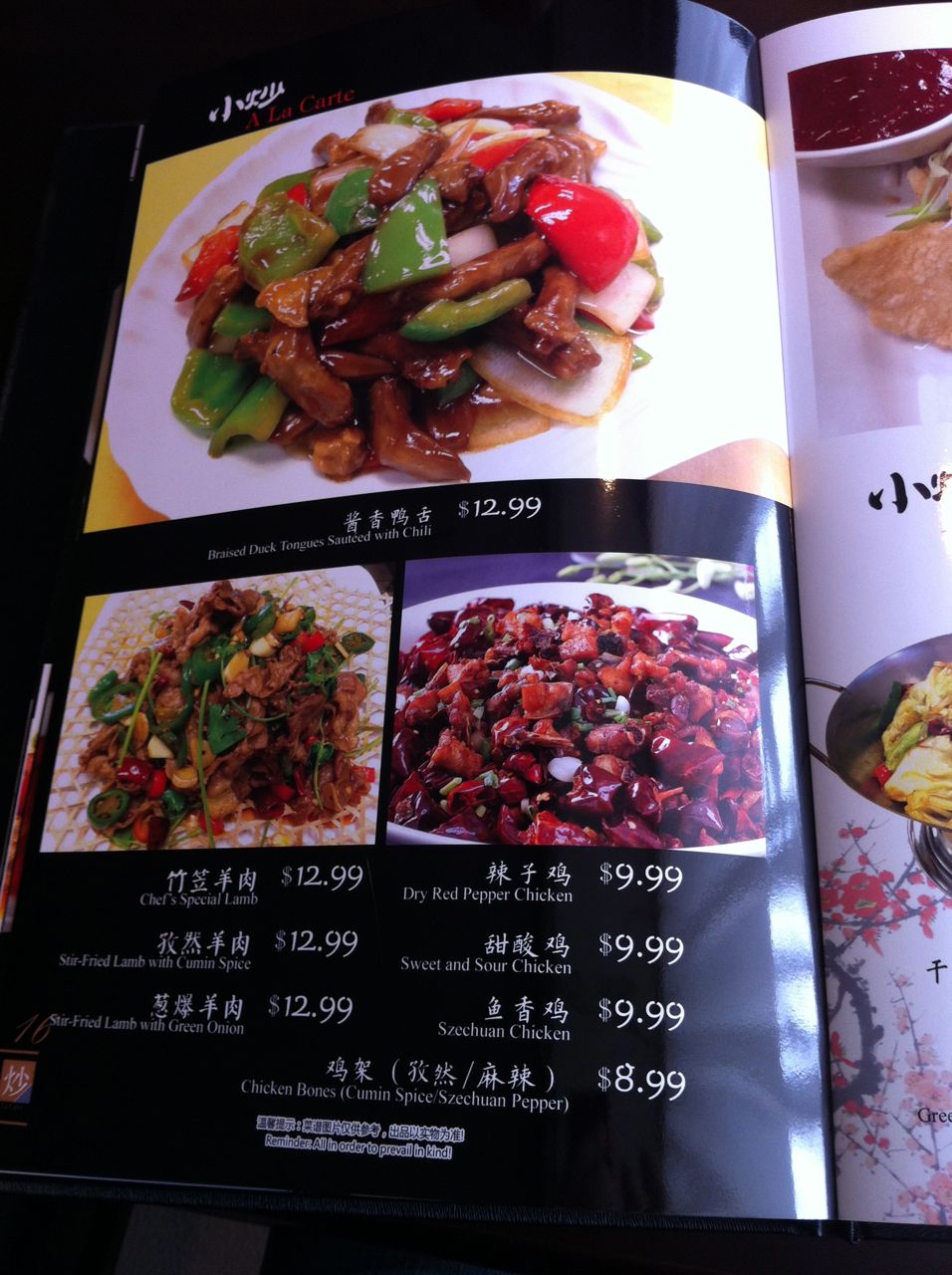 The Radiused Corner Menu Vault: Szechuan Chef