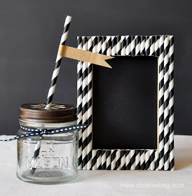 the creative bag blog: Paper straw frames