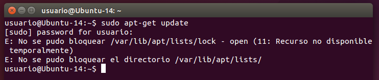 Solución al Error E: No se pudo bloquear el directorio /var/lib/apt/lists/ en Ubuntu y Familia ...