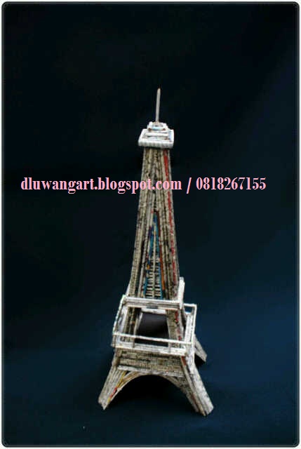 DluwangArt Kerajinan Kertas Koran Bekas: Produk Miniatur