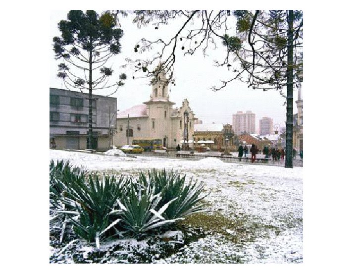 "O VIRTUOSO": A magia da neve em Curitiba - 17 de Julho de 1975