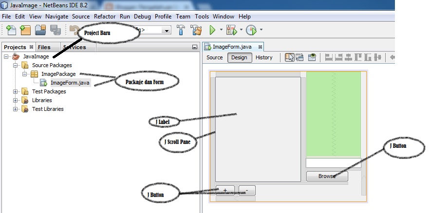 Pengetahuan Informatika: Zoom in dan Zoom Out Gambar Di Java Netbeans