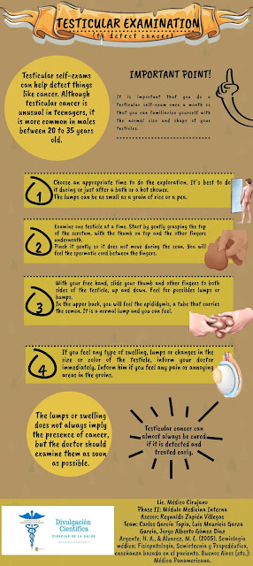 DIVULGACIÓN CIENTÍFICA UG: Testicular examination