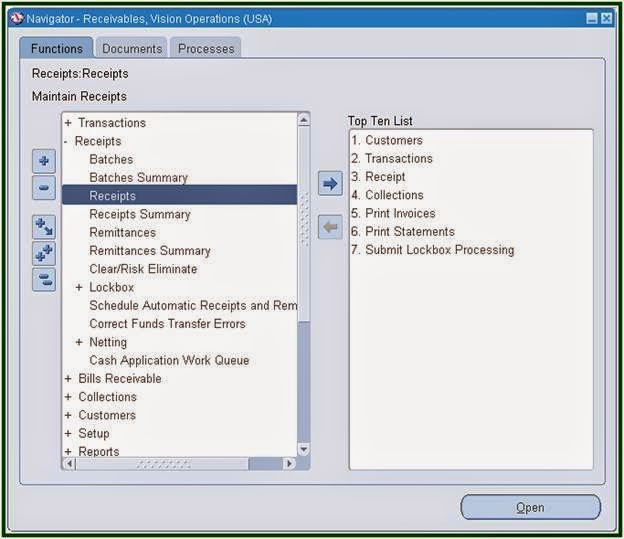 Oracle Applications: Oracle Order to Cash (O2C) Life Cycle