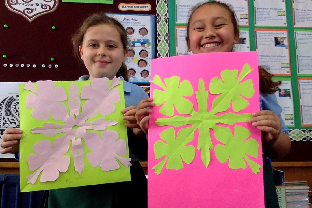 Te Ara Angitu of Ara Tū Whakatā Gilberthorpe School 2023: Tivaevae Patterns