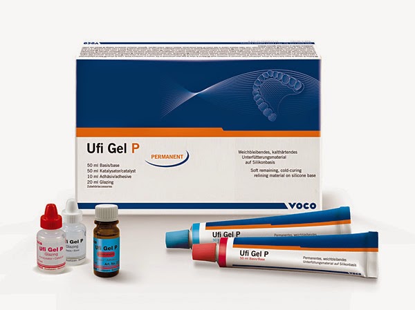 VOCO DENTAL PRODUCT : Ufi Gel P - Permanent soft A-silicone Denture ...