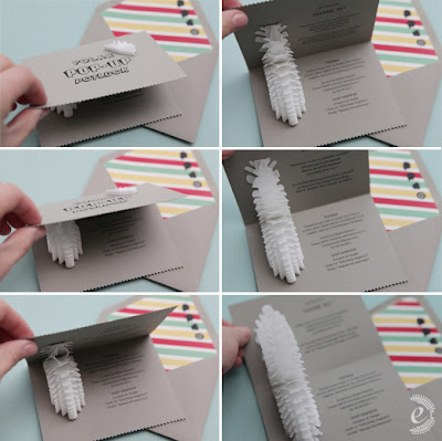 Our designed life: DIY pop up invites