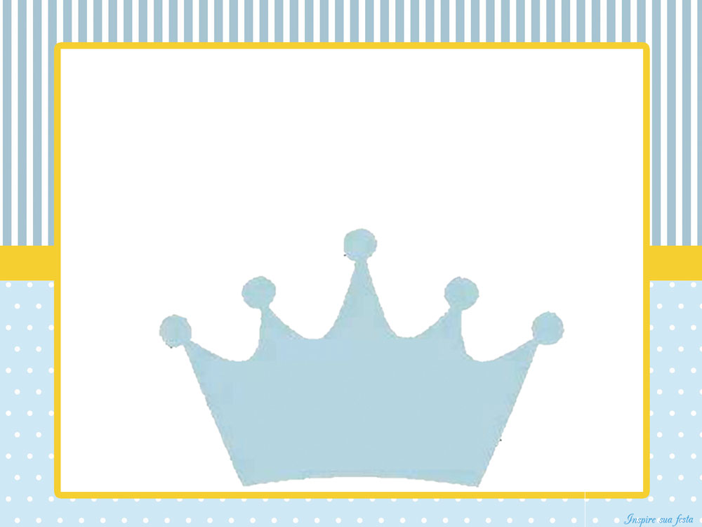 Light Blue Crown: Free Printable Invitations, Boxes and Free Party ...