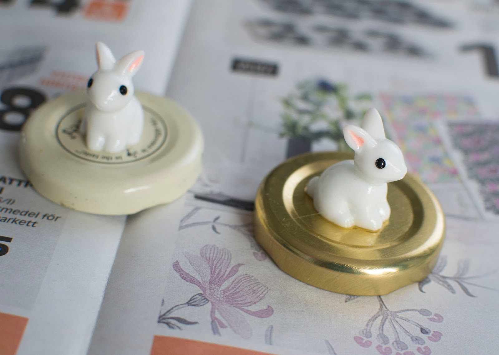 Ett hem i Laihela: Återanvända små glasburkar