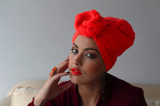 Turban Styling Street Style with Make Up by Razana Omar
