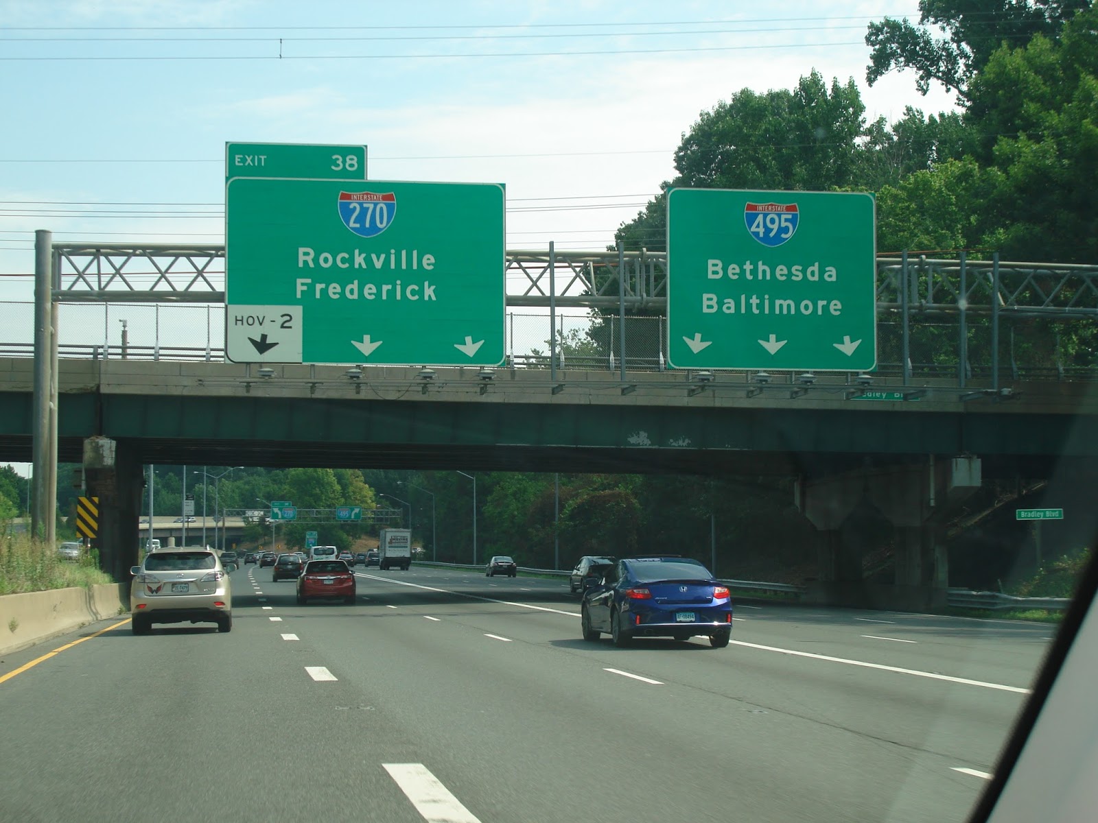 Luke's Signs: Interstate 495, Rt. 355, & I-270 - Bethesda, MD