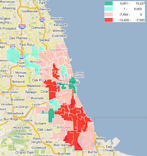 The Sixth Ward: Chicago Ward Population Change: 2000-2010