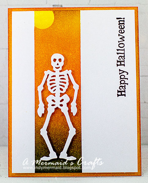 A Mermaids Crafts: Happy Halloween Skeleton