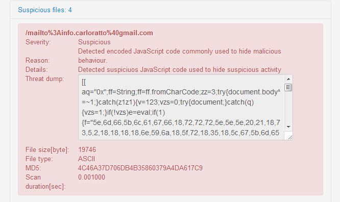 Quttera Web Security Blog Website Hosts Malicious Javascript Code Injecting Iframes