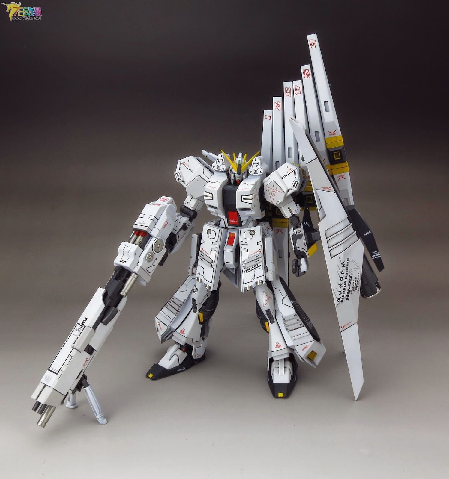 Gundam Family: MC 1/144 Full Armor Nu Gundam Painted Build