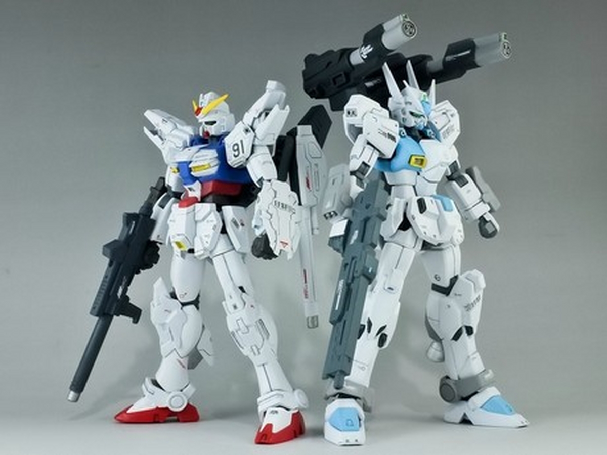 Custom Build: 1/144 RXF91 Silhouette Gundam / F70 Cannon Gundam