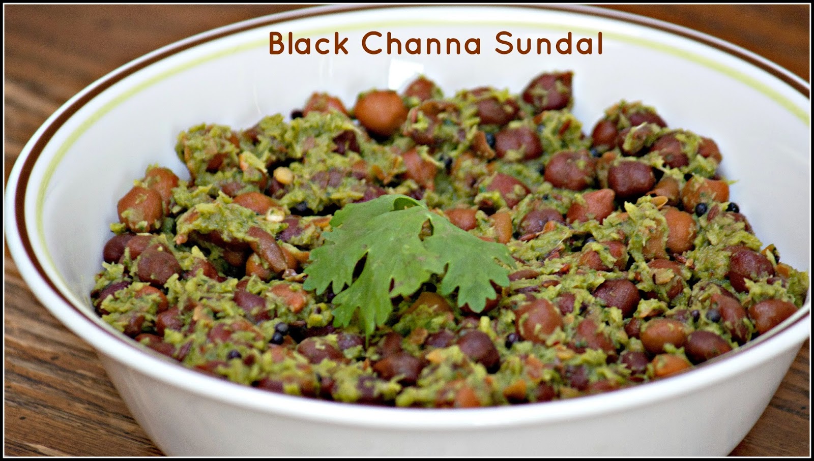 A Kaleidoscopic Dream : Black chickpeas/ kala channa sundal
