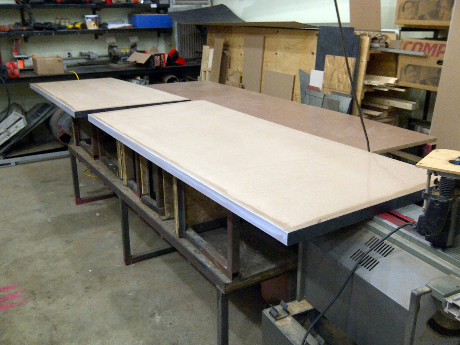 Another Day Another Project: Office Desk & DIY Monitor Mounts