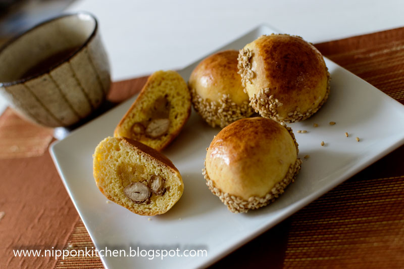 เกาลัดมันจู (Chestnut Manju) - Nipponkitchen