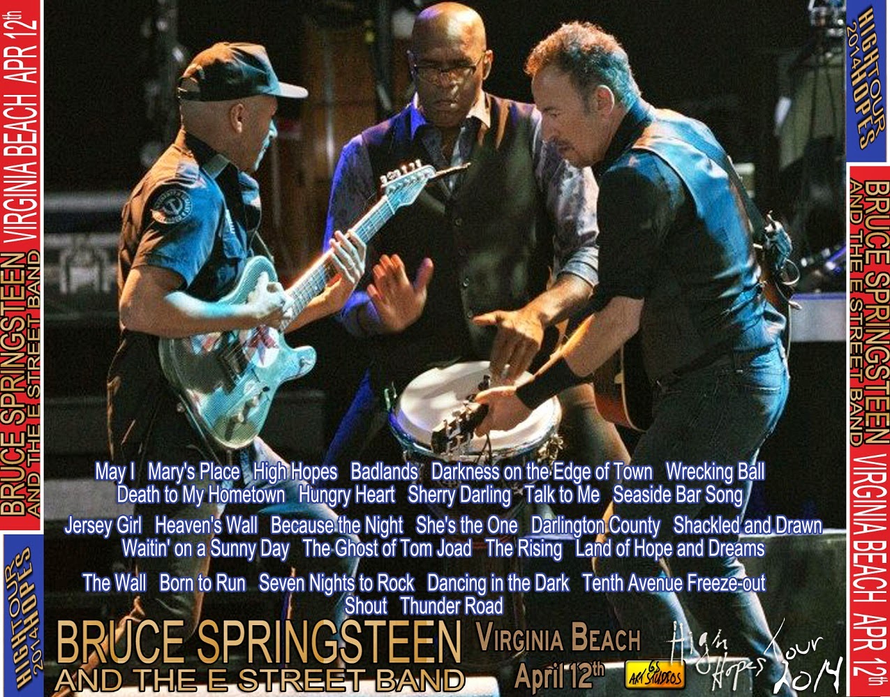 T.U.B.E.: Bruce Springsteen - 2014-04-12 - Virginai Beach, VA (AUD/FLAC)