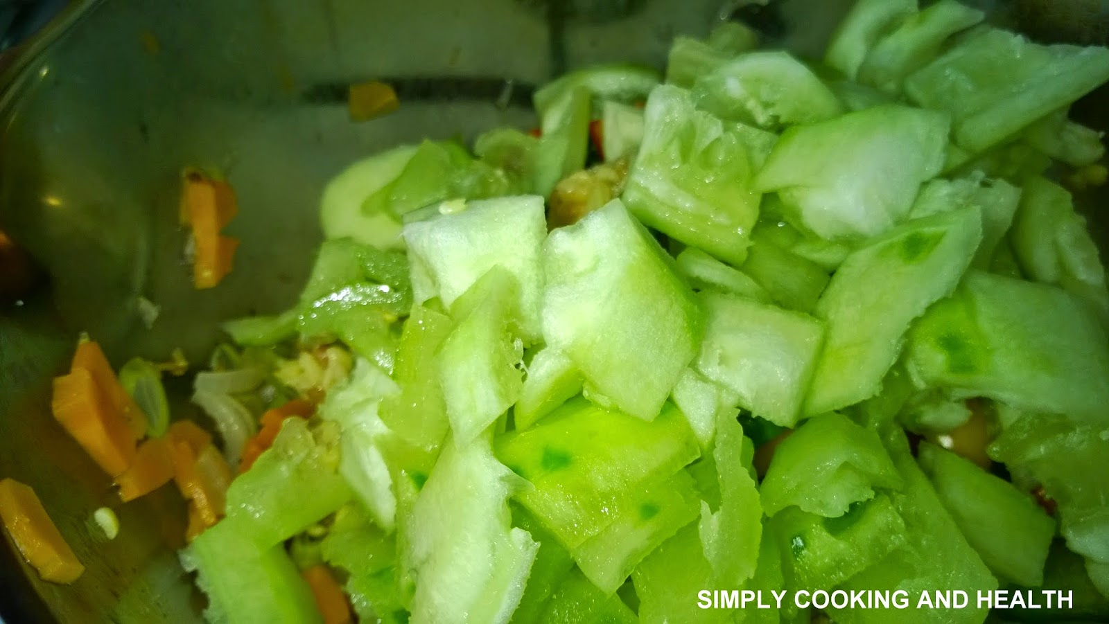 Simply Cooking and Health: Luffa rainbow curry