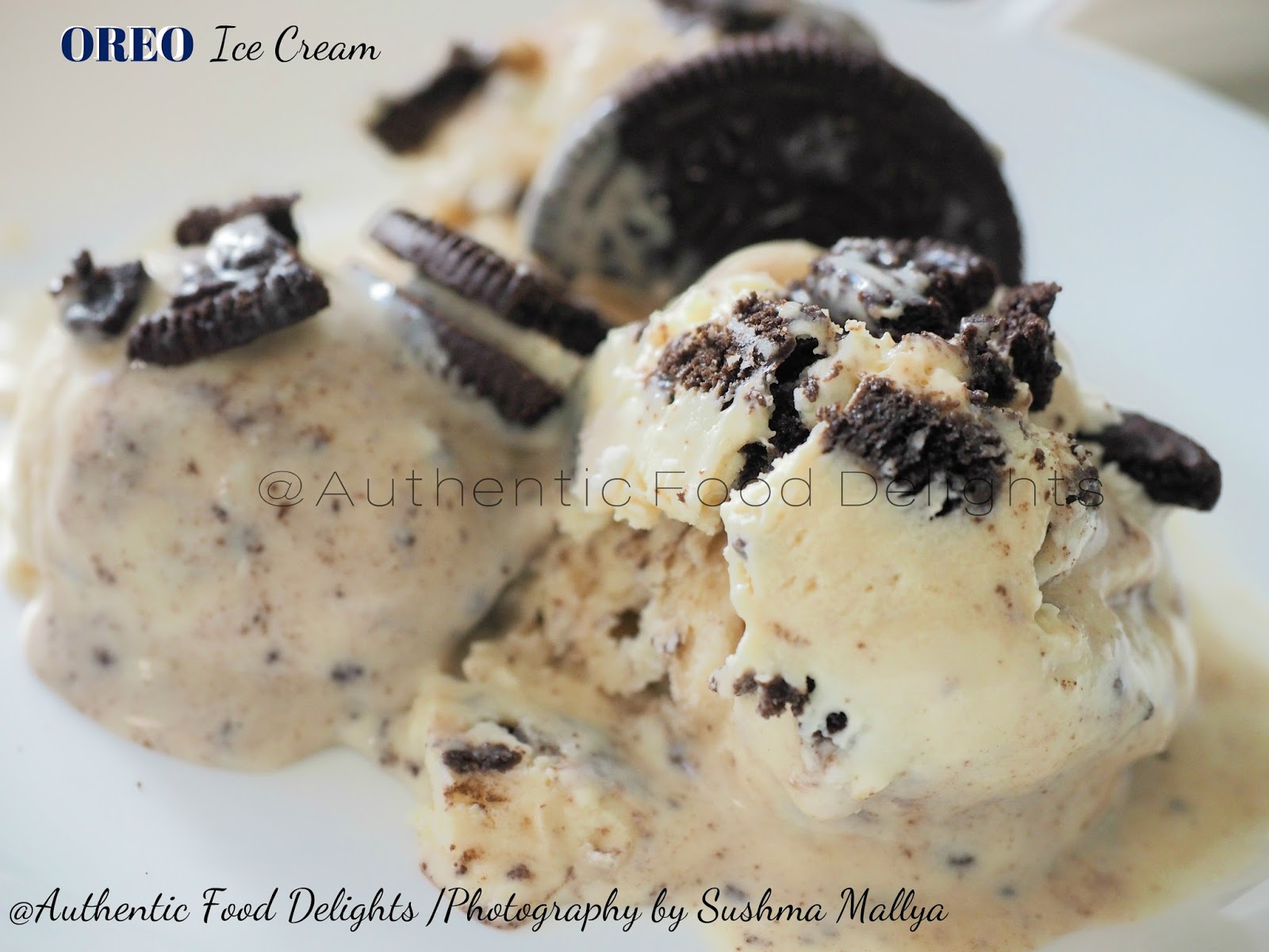 Authentic Food Delights: Oreo Icecream