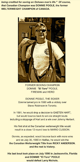CANADIAN BOXING WALL OF FAME: Donnie Poole