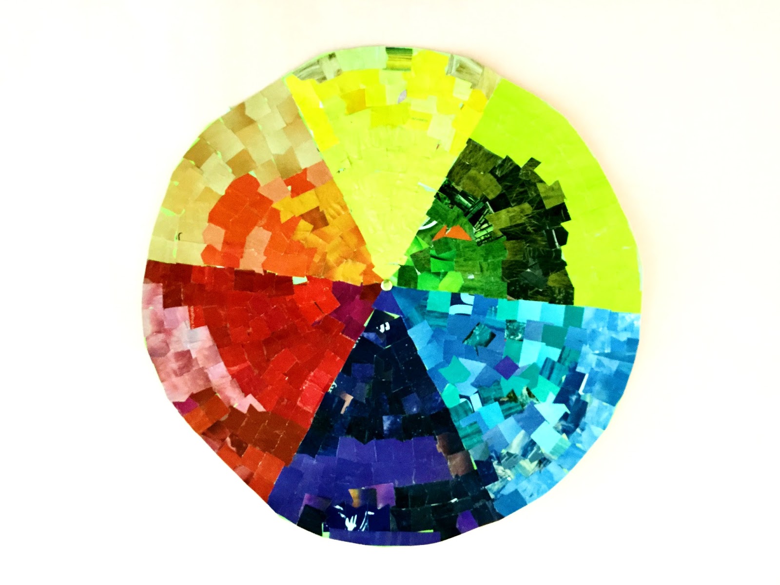Monument Valley Regional Middle School Art Class: Color Wheel Collages ...