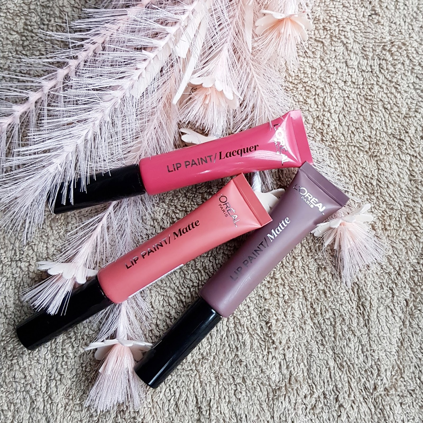 RIDZI MAKEUP: LOREAL INFALLIBLE MATTE/ LACQUER LIP PAINT REVIEW and ...