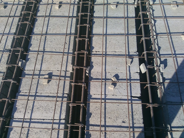 How to Arrange Haurdi Block in Slab-in pictures