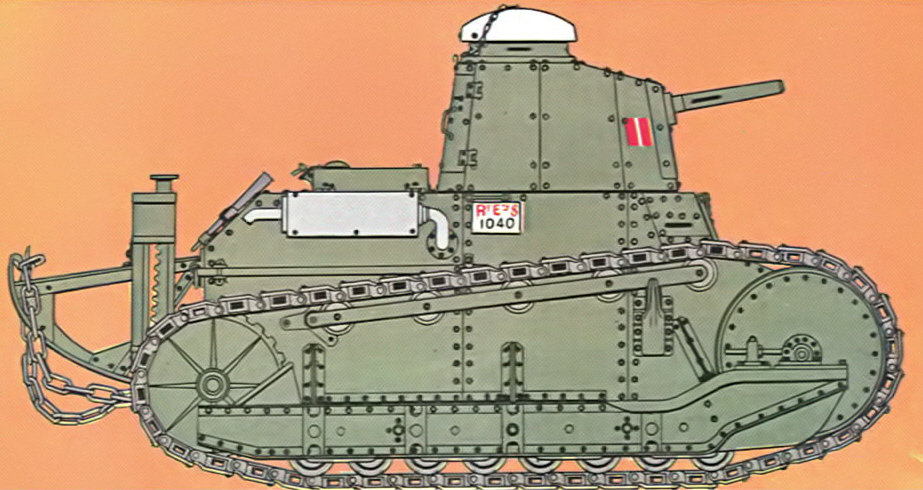 Le char léger Renault FT.17.