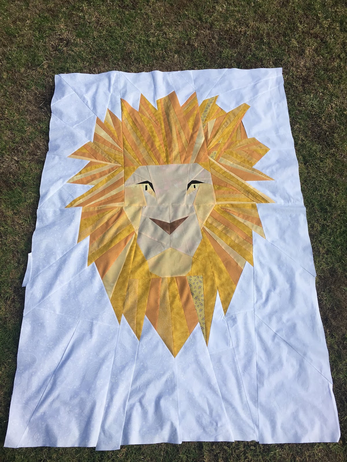 KOHATU Patterns: Lion Brave Quilt Update