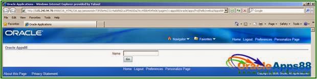 Oracle Applications: Oracle Application Framework (OAF) - Hello World Page