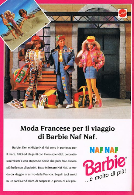 Куклы Барби винтажные и современные: Barbie Naf Naf 1993г