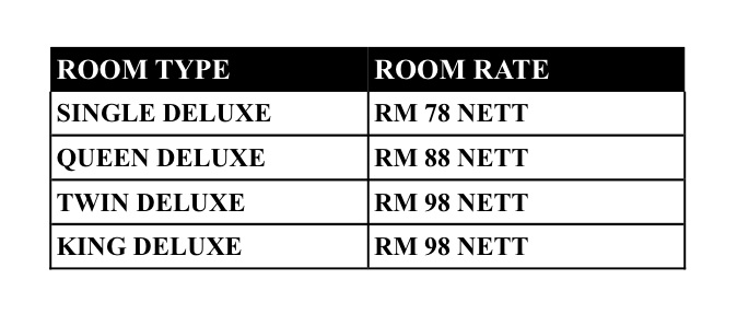 CT1 Inn Bintulu: Room Rates