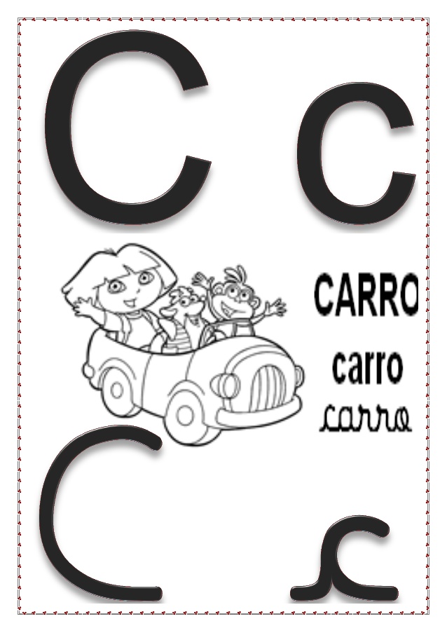 ALFABETO DA DORA AVENTUREIRA PARA COLORIR PINTAR OU IMPRIMIR-ALFABETOS ...