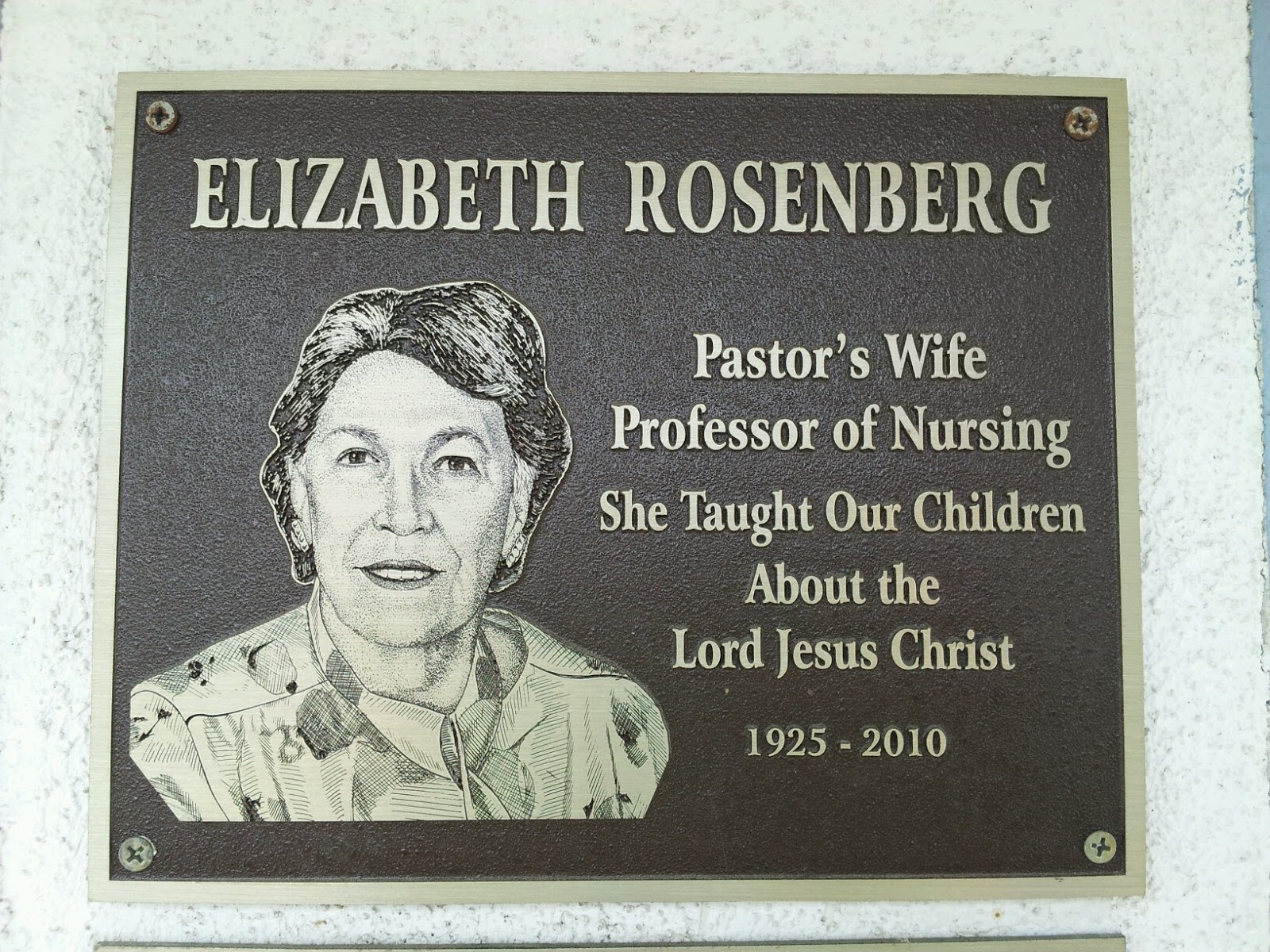 The Alliance Chronicles : In Memory Of Elizabeth Rosenberg