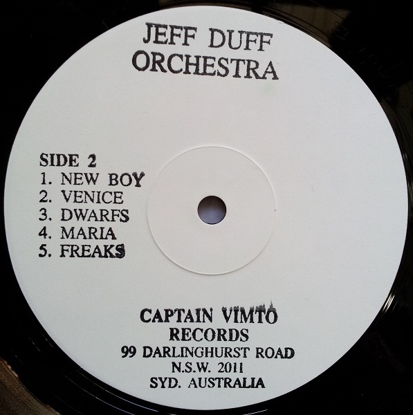 Rock On Vinyl: Jeff Duff Orchestra - Selftitled (1989) plus Bonus Track