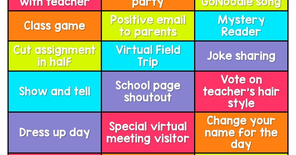 Kindergarten and Mooneyisms: 18 Distance Learning Class Reward Ideas